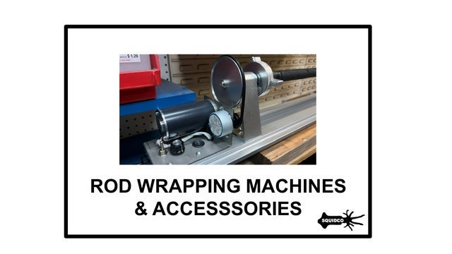 Rod Wrapping Machine and Accessories | Squidco Fishing